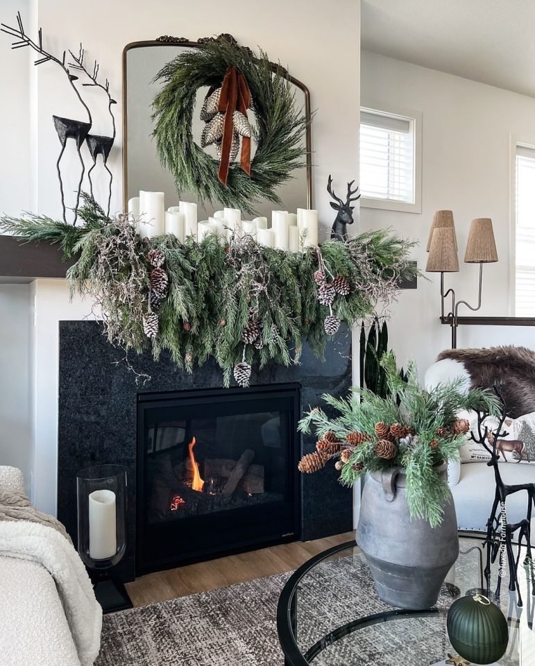 10 Most Festive Christmas Fireplace Decorations – Fireplace Tips