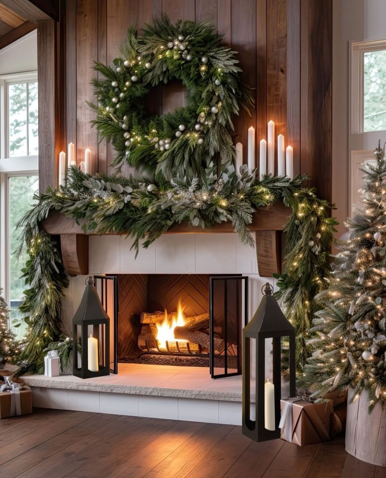 10 Most Festive Christmas Fireplace Decorations – Fireplace Tips